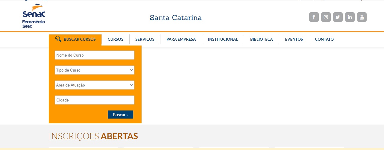 SENAC Santa Catarina 2023: Inscrição e Vagas para Cursos Grátis